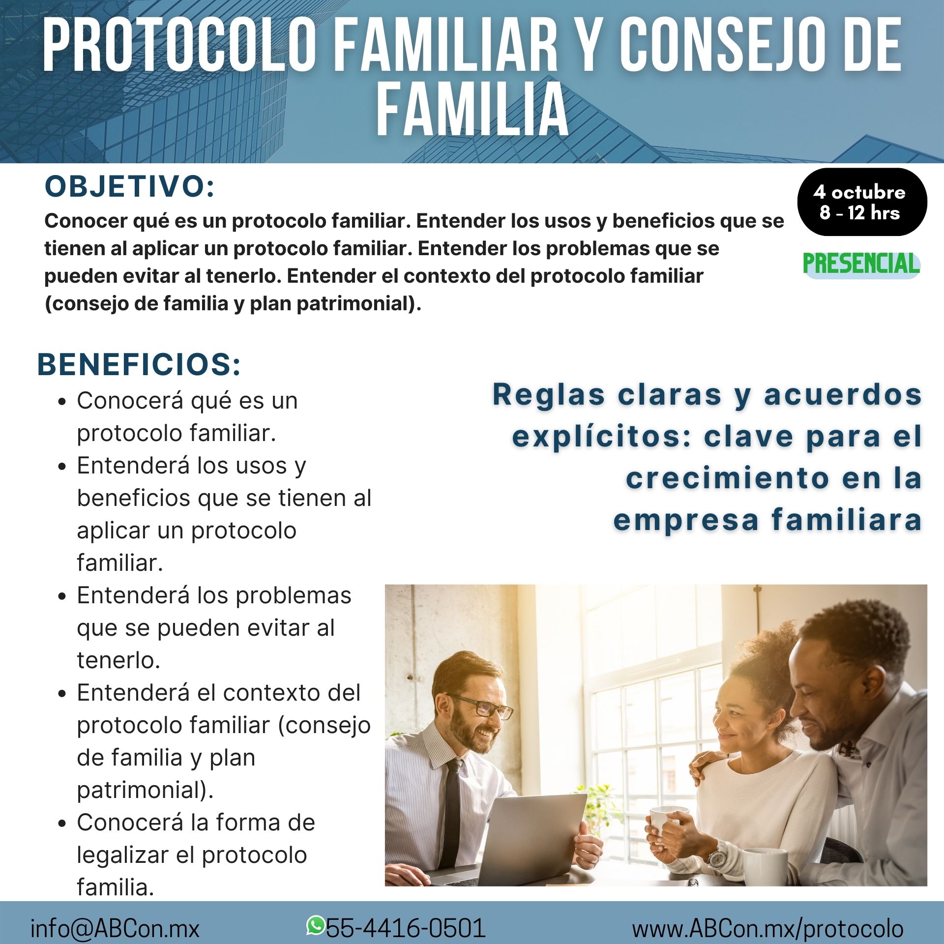 Protocolo empresarial: Familiar y multisocios | ABCon